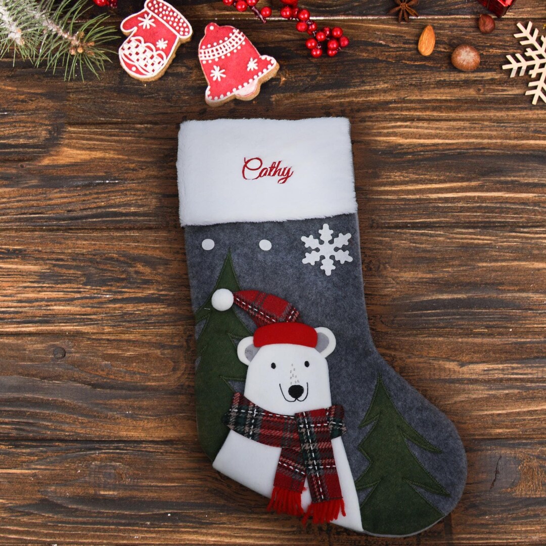 Custom Stockings, Christmas Stockings, Stockings With Name, Embroidered ...