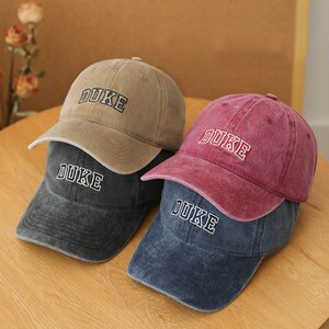 Custom Embroidered Dad Cap Washed Dad Hat Unstructured Gym Cap Bachelor ...