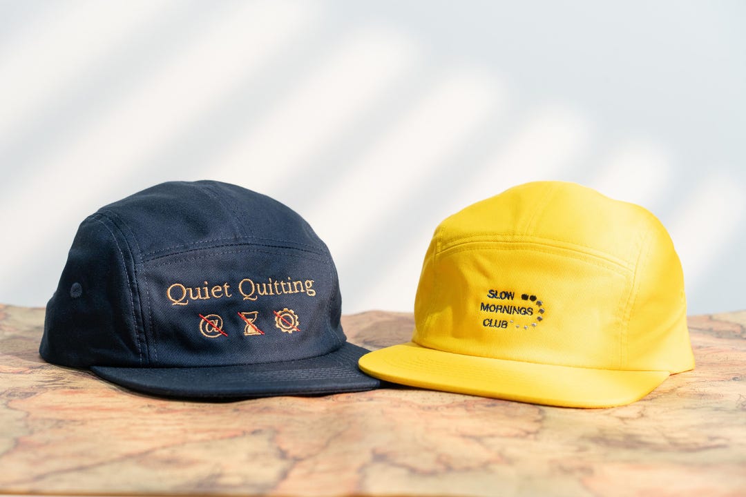 Custom Flat Brimmed Hat, Five Panel Hats for Men, Personalized Dad Hat ...
