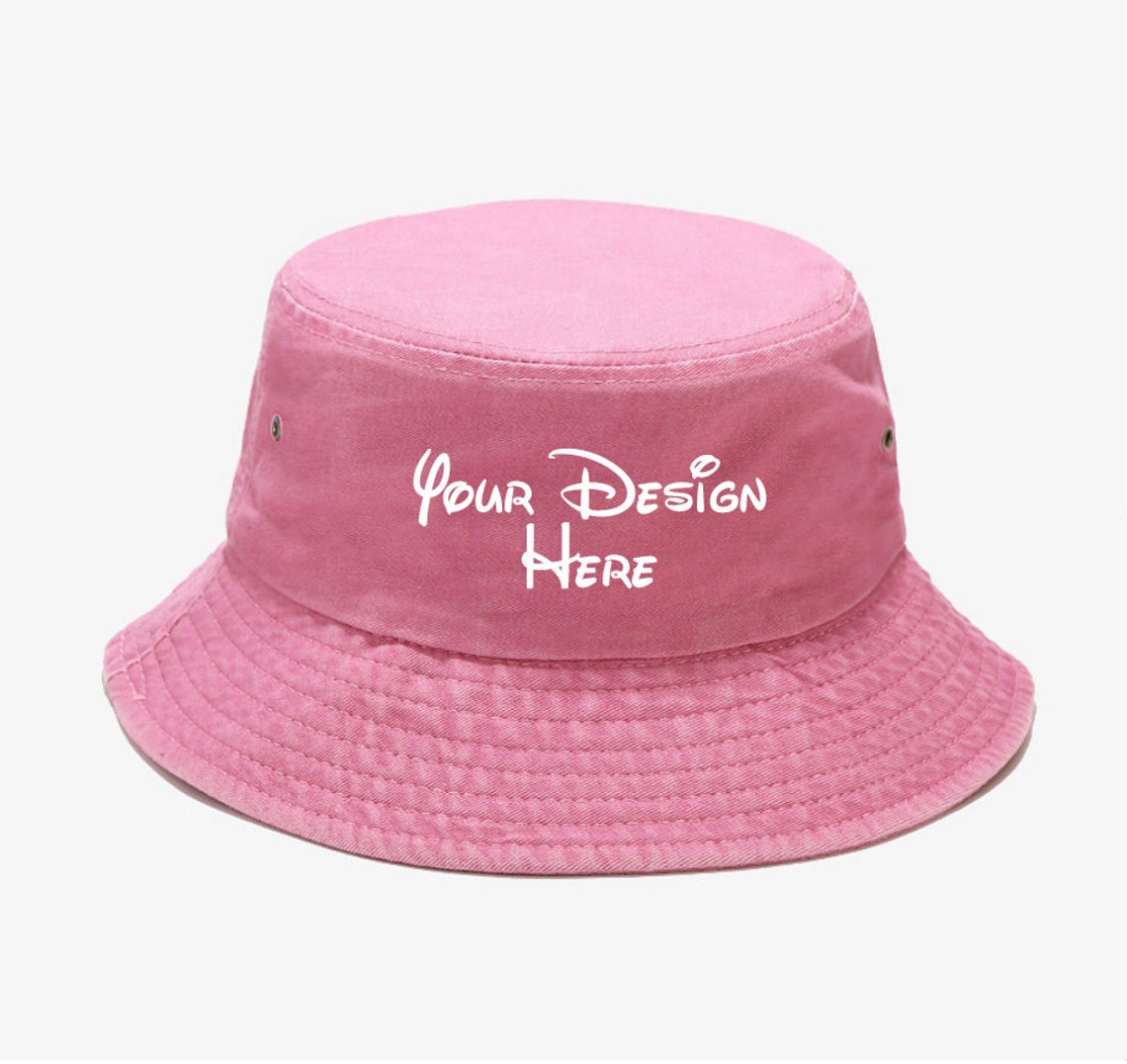 Customized Embroidered Bucket Hat Custom Text Embroidery - Etsy