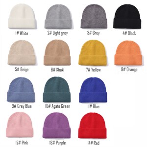 Custom Logo Beanie Personalized Custom Embroidered Beanie - Etsy