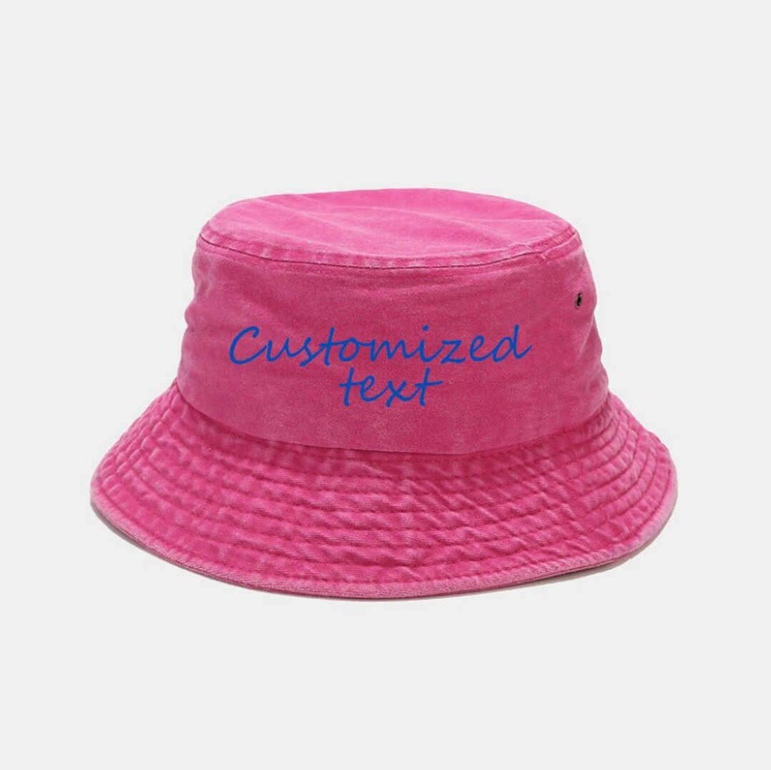 Embroidered Bucket Hat Personalized Hat Custom Bucket Hat - Etsy