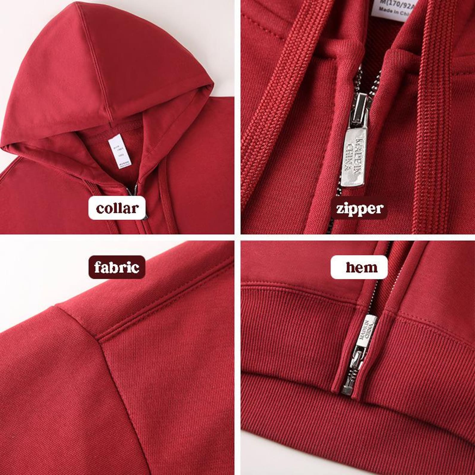 Custom Zip up Hoodie, Unisex Hoodies, Custom Embroidered Hoodie, Team ...