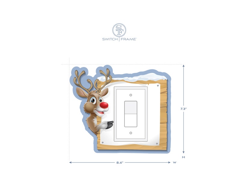 Gift Wrapped Switch Frame, Decorative Light Switch Frame, Eye-catching ...