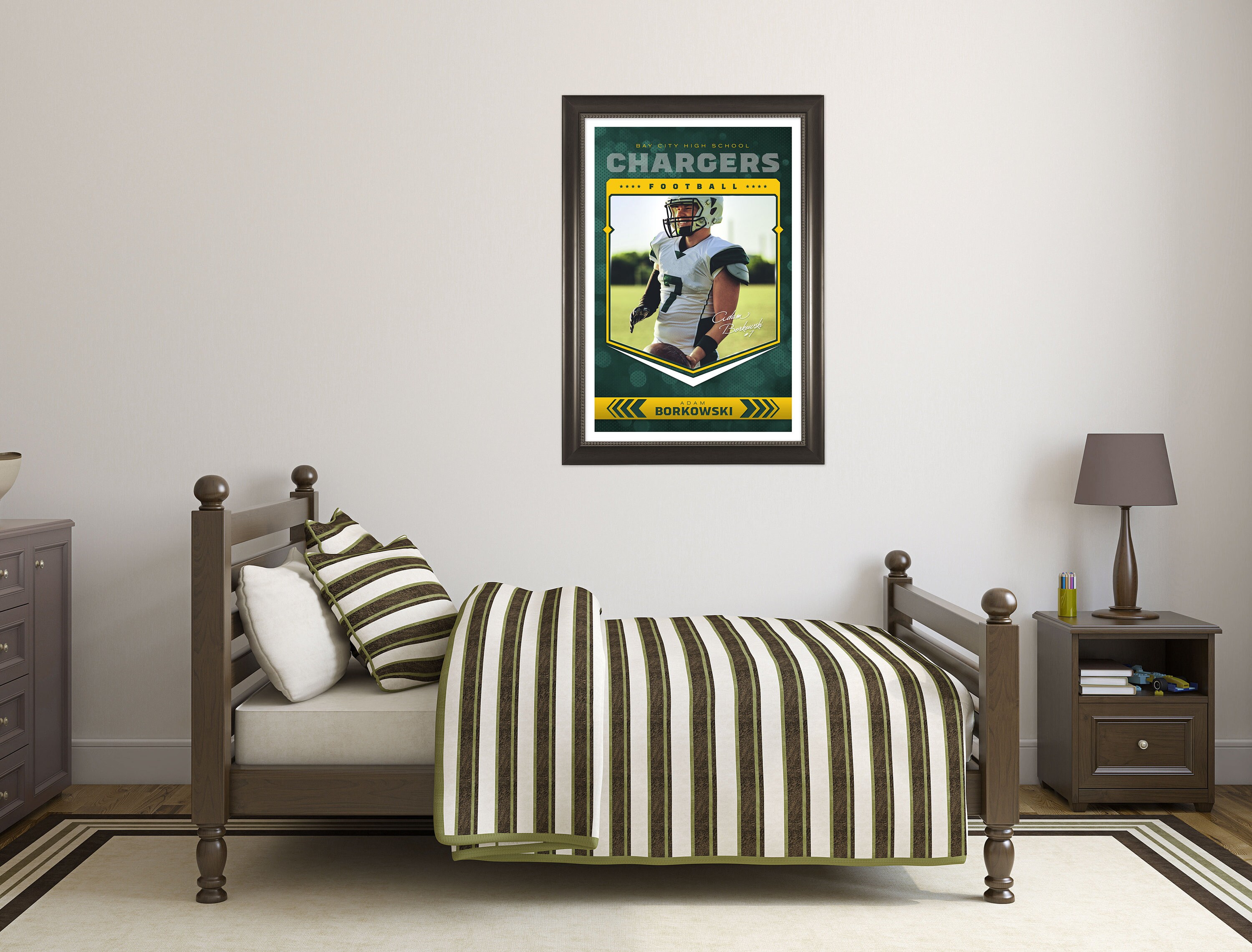 18 X 24 CUSTOM SPORTS POSTER, Custom Athletic Sports Poster ...