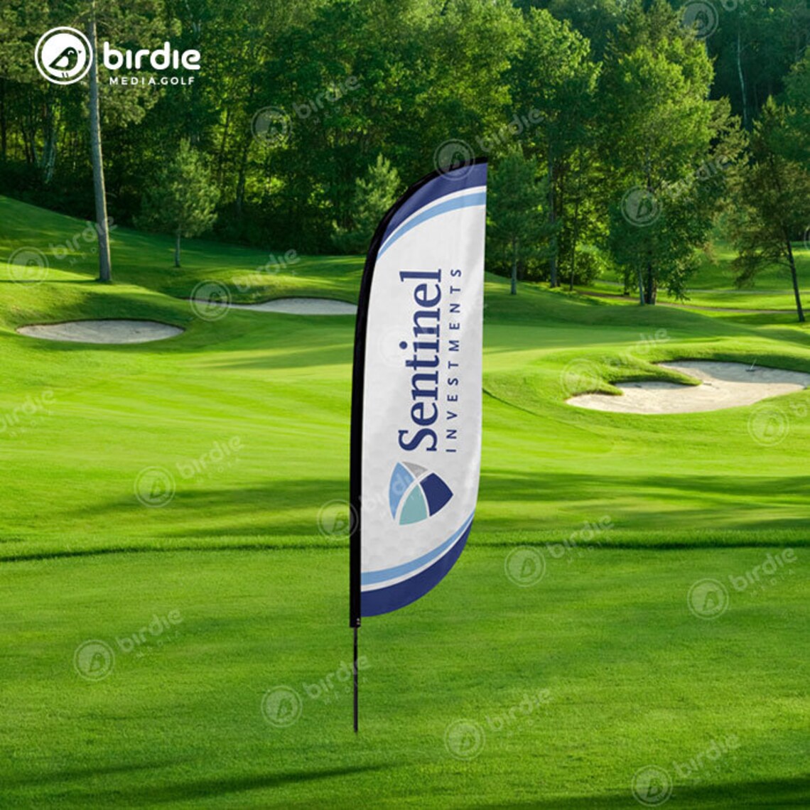 Golf Teardrop Flags Golf Tournament Feather Flags Replacement Golf Pin ...