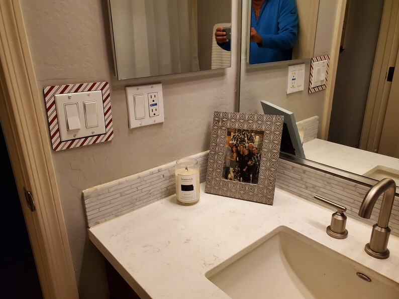 Gift Wrapped Switch Frame, Decorative Light Switch Frame, Eye-catching ...