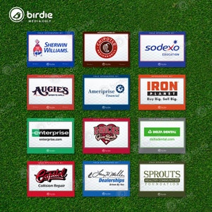 Golf Tee Signs Golf Tournament Signs 18" X 24" Coroplast Signs With ...