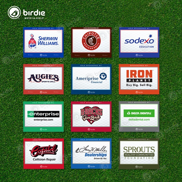 Golf Tee Signs Golf Tournament Signs 18 X 24 Coroplast Signs With ...