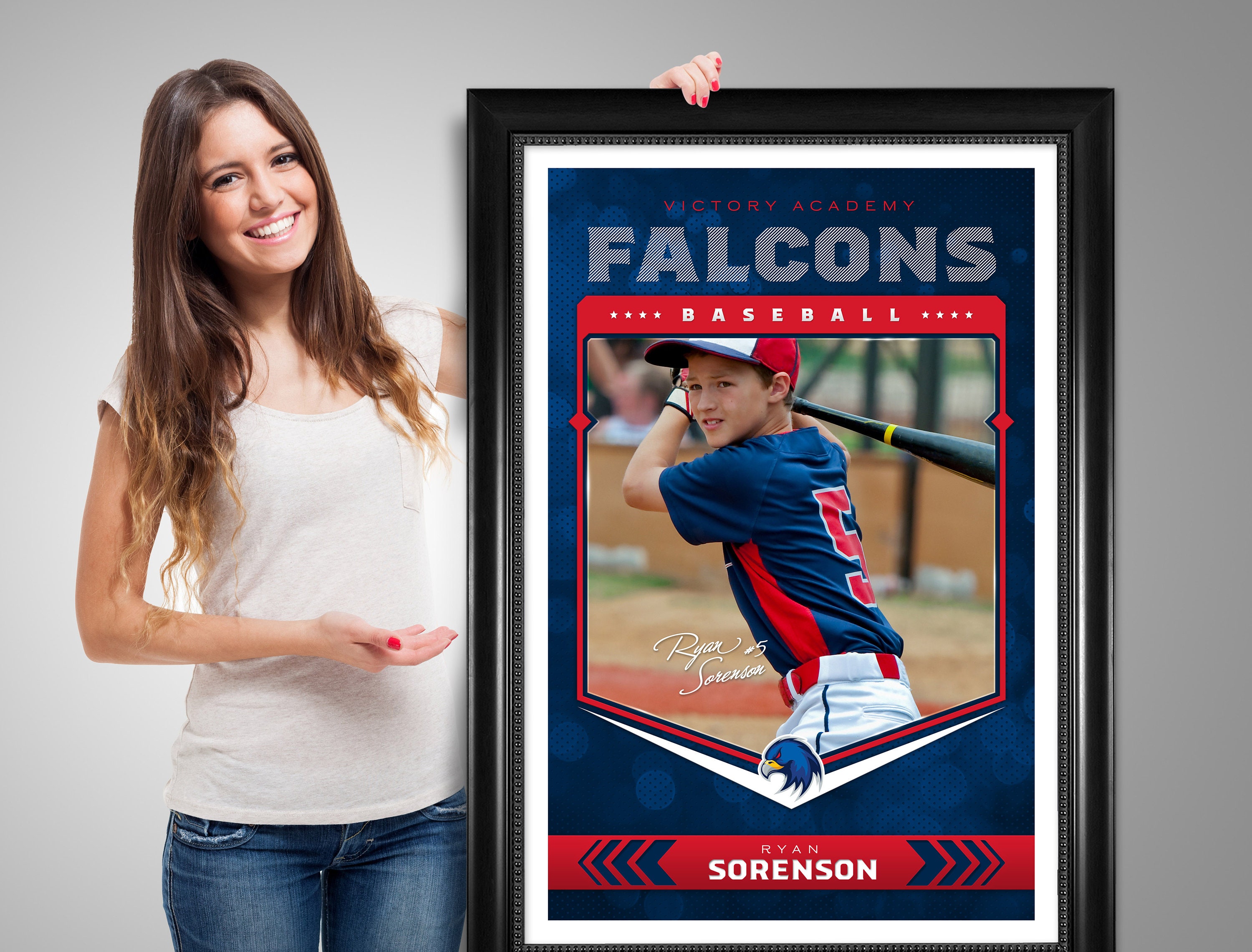 18" X 24" CUSTOM SPORTS POSTER, Custom Athletic Sports Poster ...