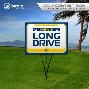 Golf Tee Signs Golf Tournament Signs 18" X 24" Coroplast Signs With ...