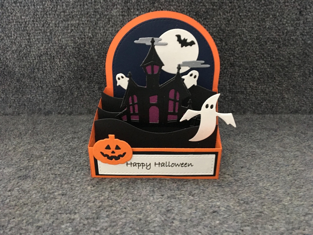 Halloween Handmade Pop up Card - Etsy