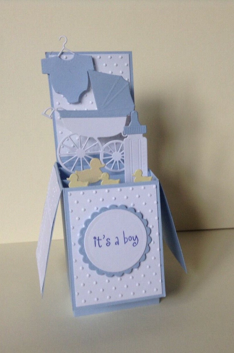 It’s a Boy Handmade Pop up Card - Etsy
