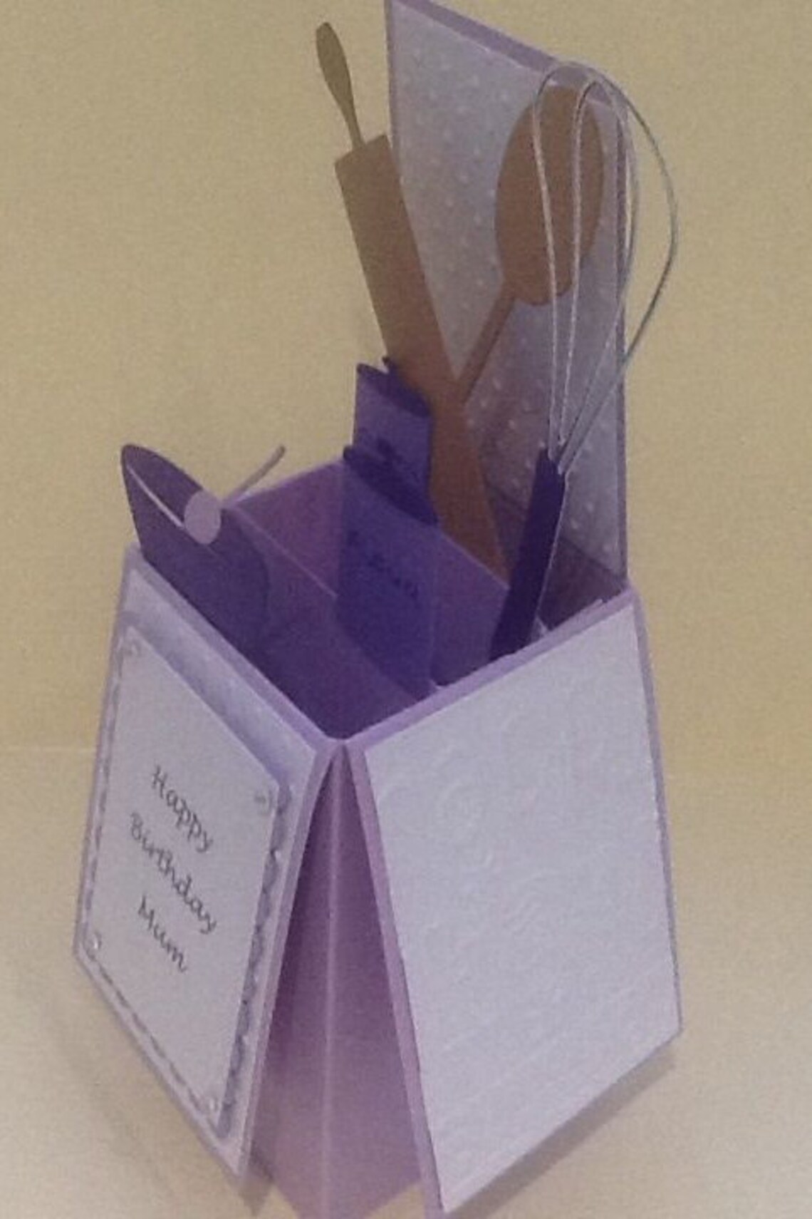 Handmade Cooking Theme Pop up Card - Etsy