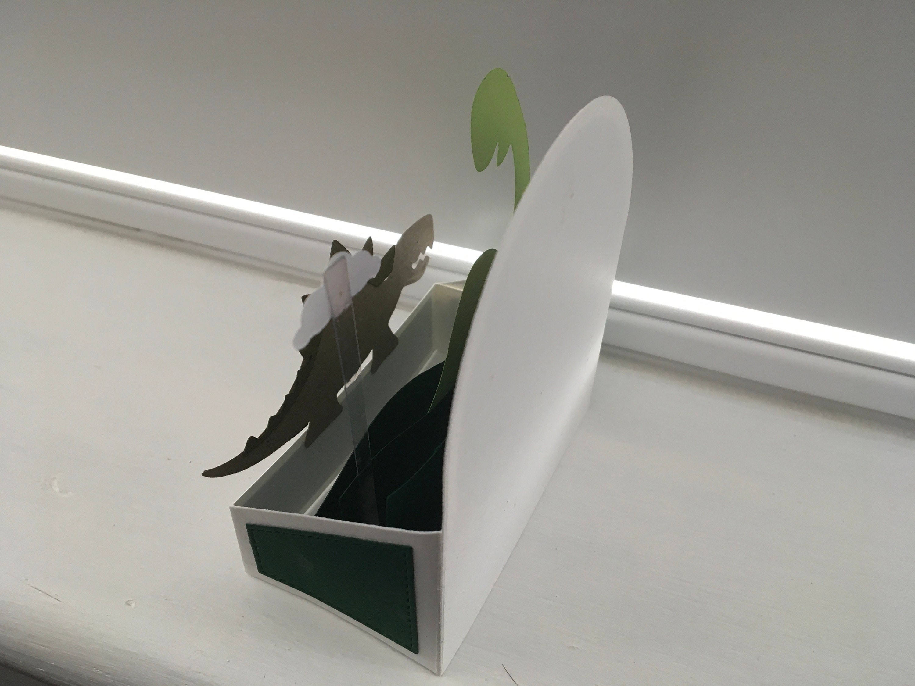 Handmade Pop up Dinosaur and Volcano Card - Etsy UK