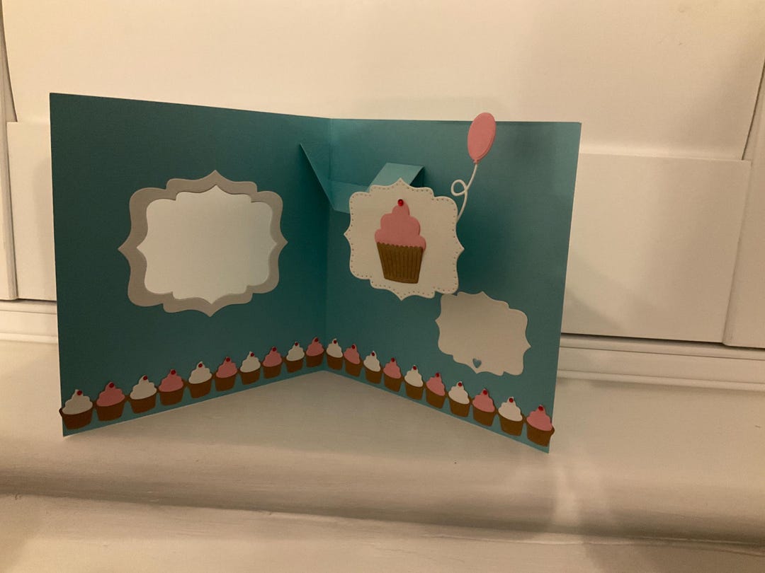 Cupcake Pop up Card - Etsy