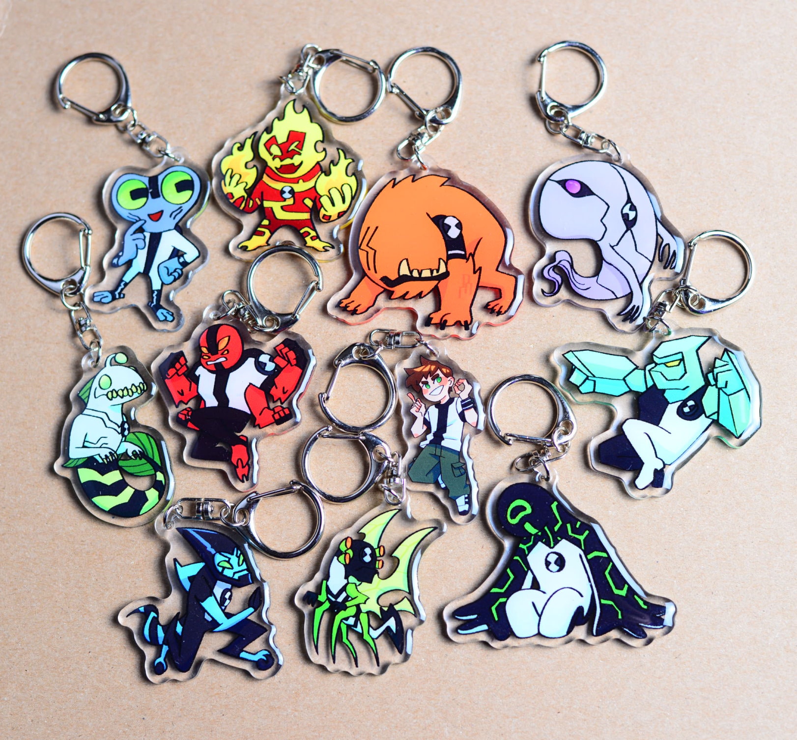 Alien Chibis Epoxy Charms - Etsy