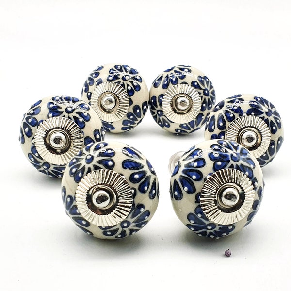 Navy Blue Knobs - Etsy