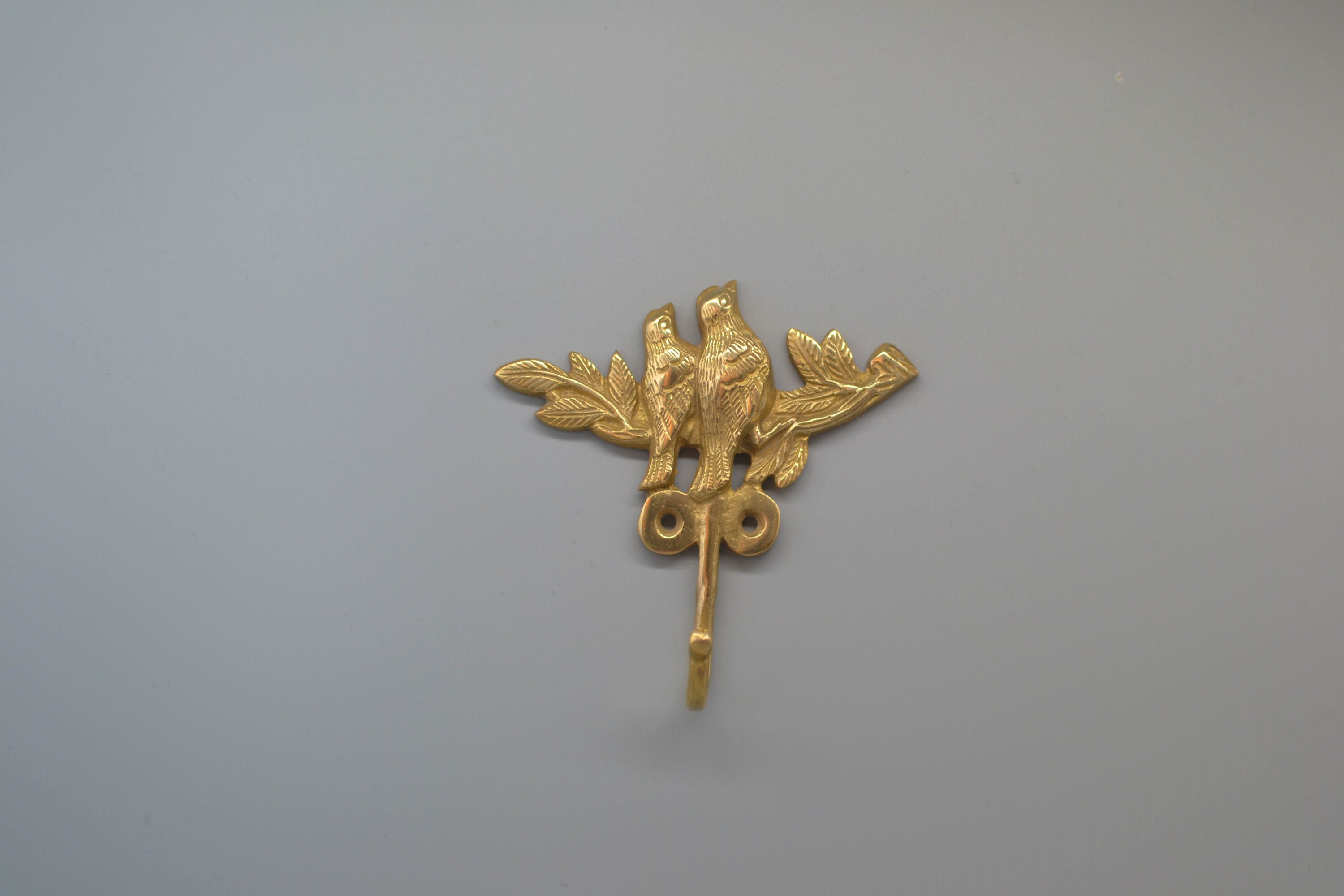 BRASS BIRD HOOK Hanger Handcrafted Antique Shabby Vintage B35 - Etsy