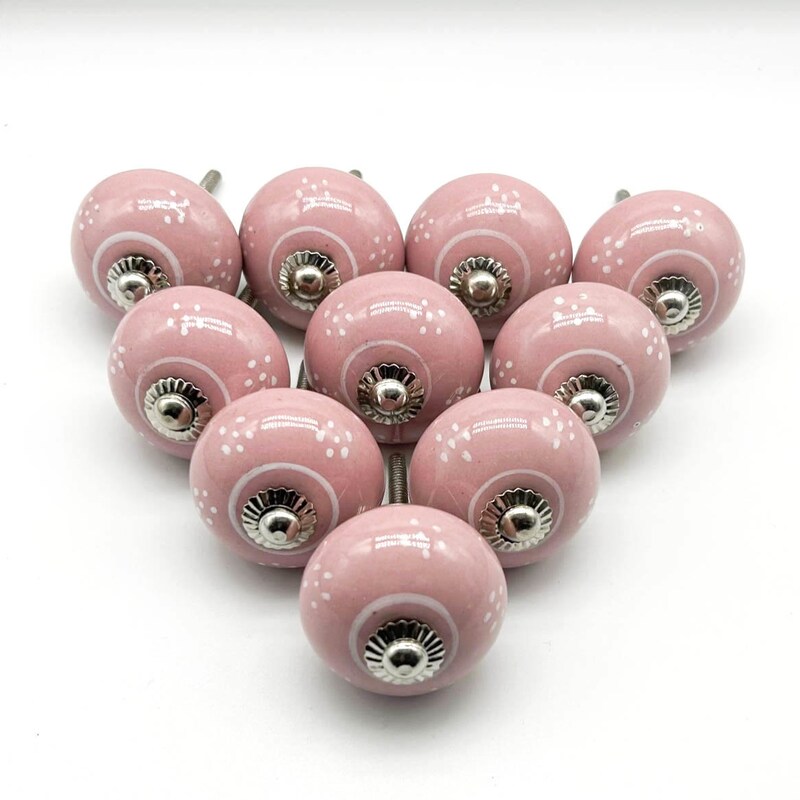 Pink Drawer Knobs - Etsy