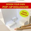 Flower Pop-up Card: 3D Coloring Page, DIY Card Kit (digital Download ...