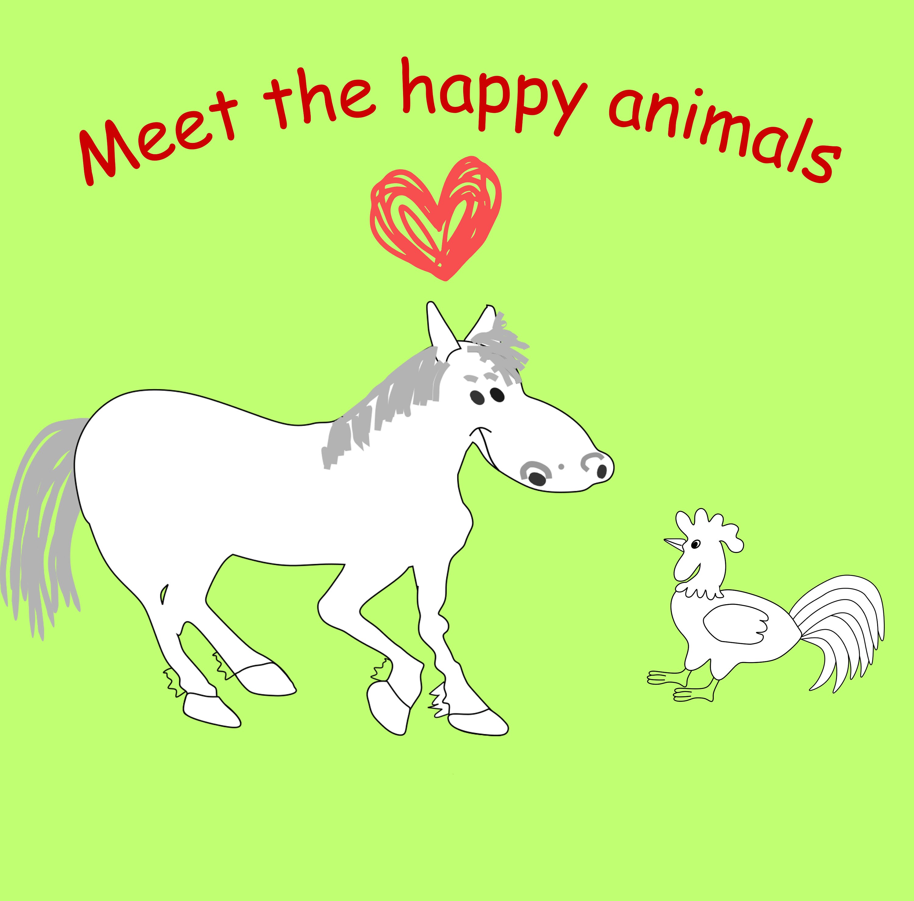 DIY Printable Paper Animal Farm to Color & Assemble With Cute Animals ...