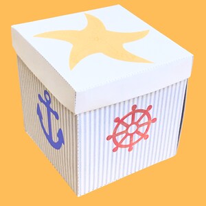 DIY Printable Beach Explosion Box for Vacations, Weekends, Parties and ...