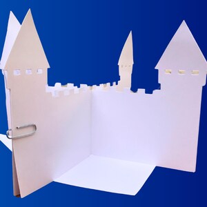 DIY Pop-up Castle Template for Individual Design, PDF, SVG, 3D Castle ...