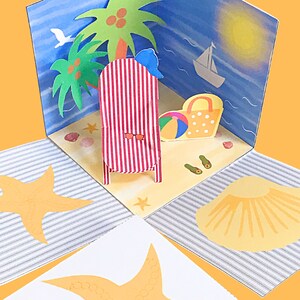 DIY Printable Beach Explosion Box for Vacations, Weekends, Parties and ...