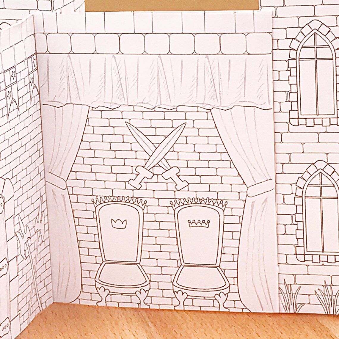 DIY Castle Craft Kit for Kids | Color & Assemble Castle Figurines | Fun ...