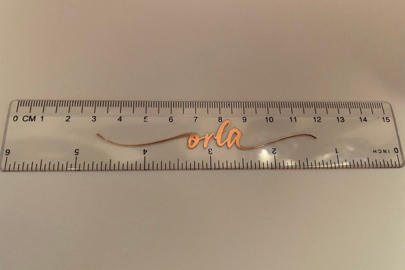 Personalised 15cm Ruler - Etsy