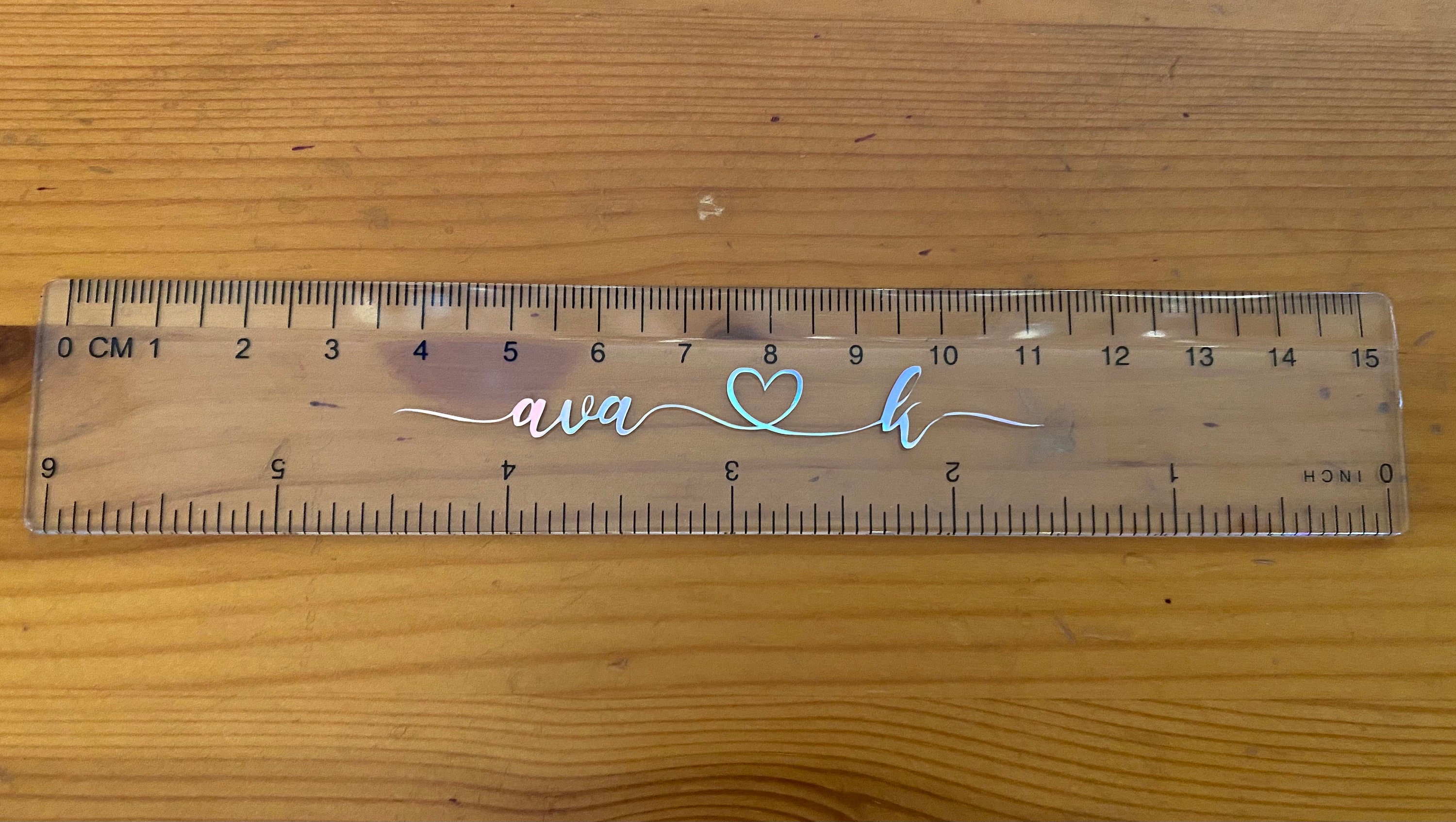 Personalised 15cm Ruler - Etsy