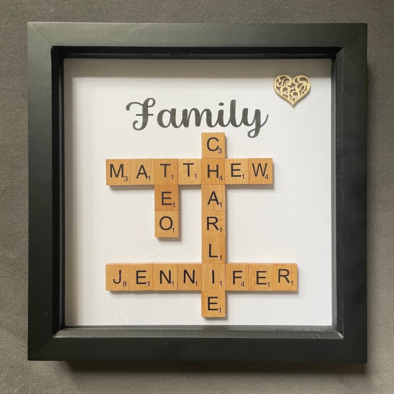Scrabble Frame - Etsy Canada