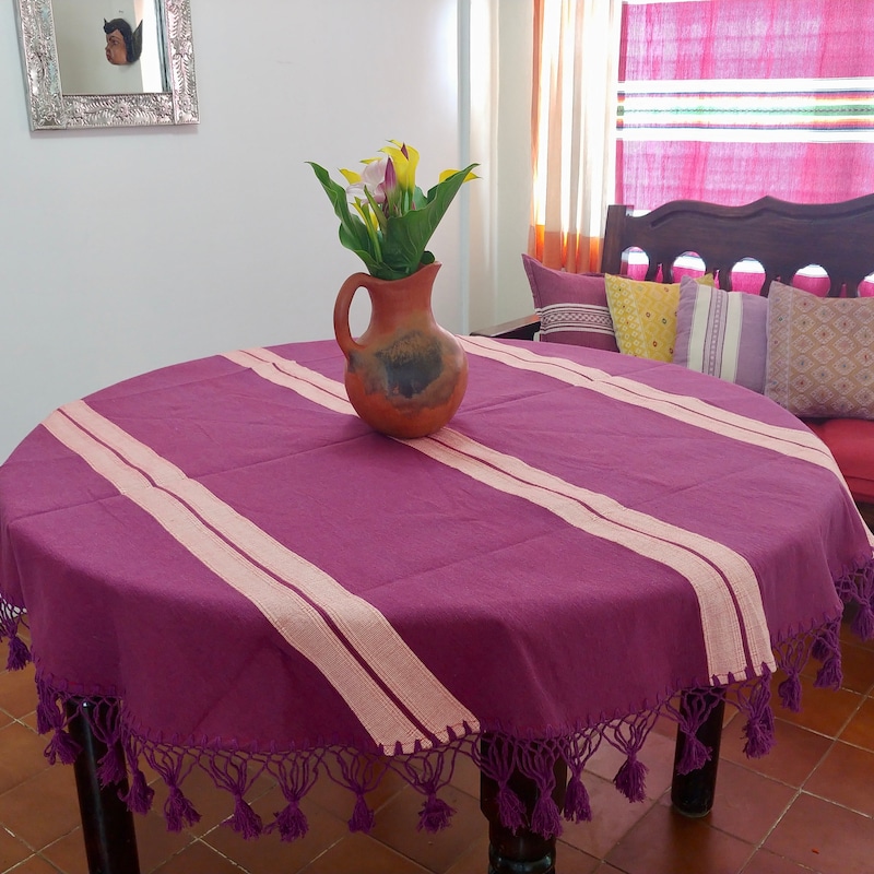 Mexican Red Table Cloth - Etsy