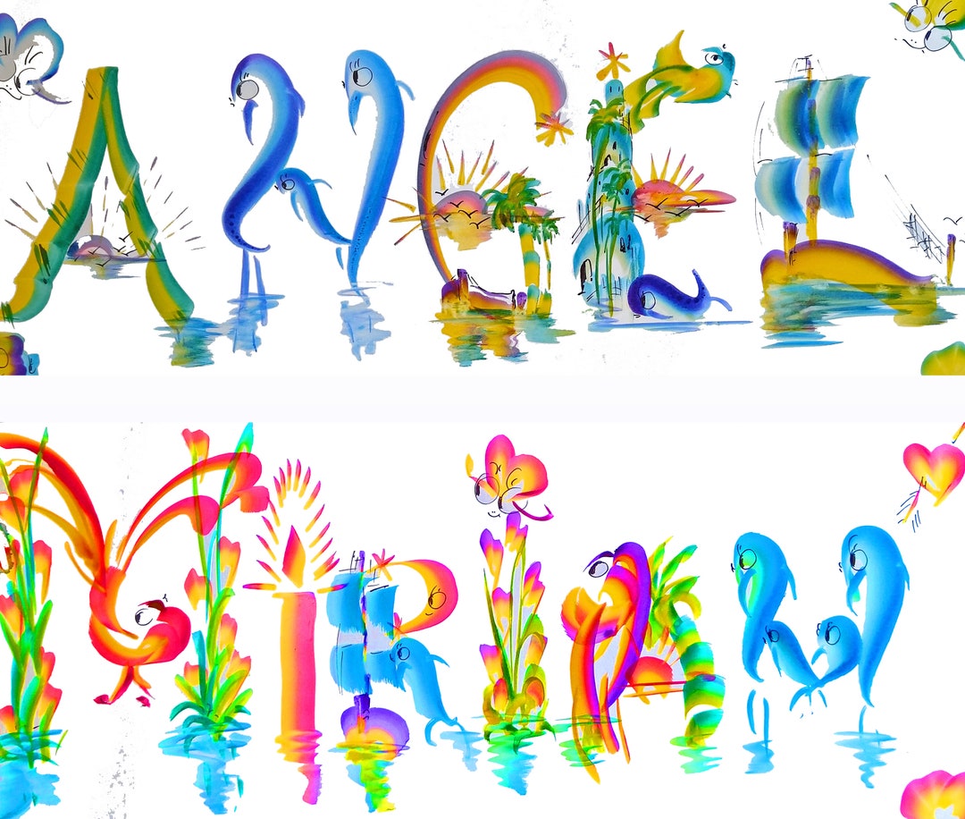 Name Sign Paint, Birthday Personalized Plaque, 38 Cm*14 Cm, Foam ...
