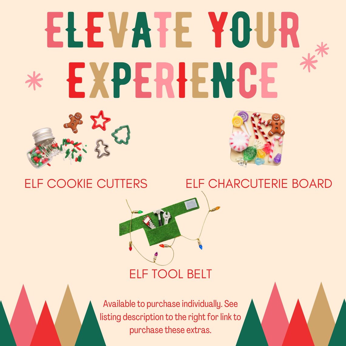 Printable Christmas Elf Flags, Activity & Phrase Pennants (digital File ...