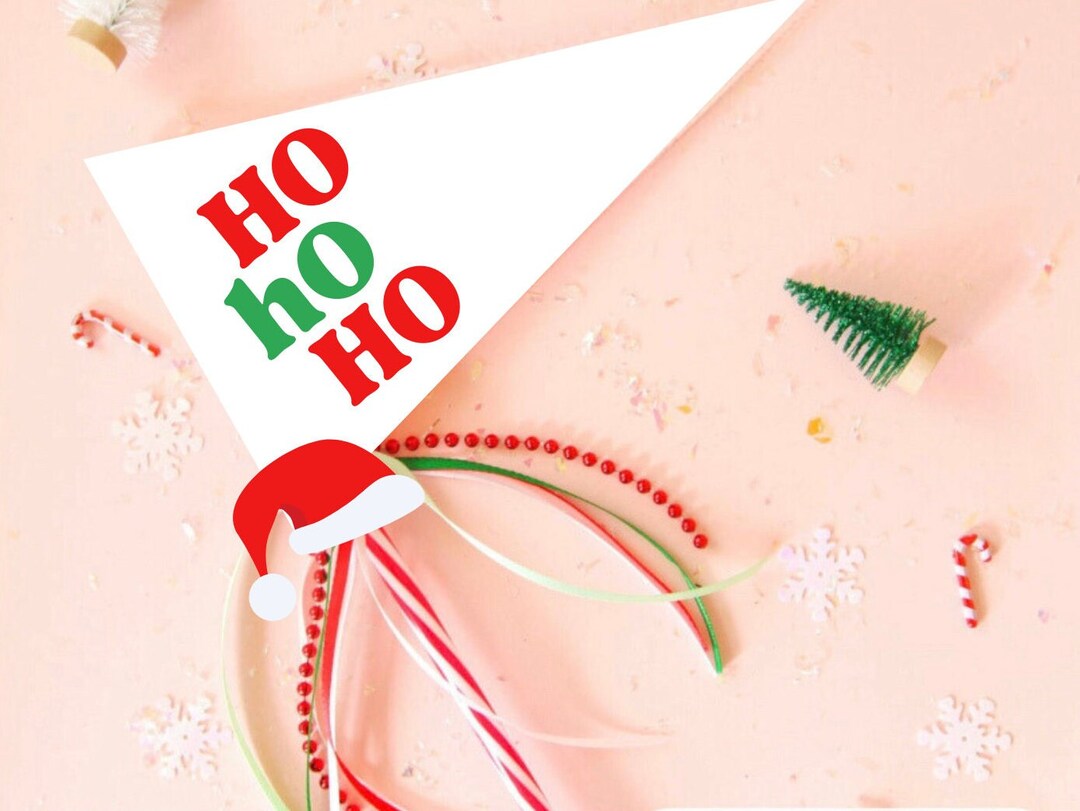 Printable Christmas Pennant Banner, Holiday Decor (PDF) - Etsy