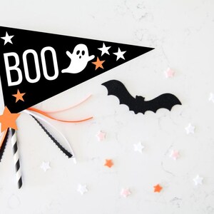 Printable Ghost Pennant, Halloween Boo Basket Decor (PDF Pattern) - Etsy