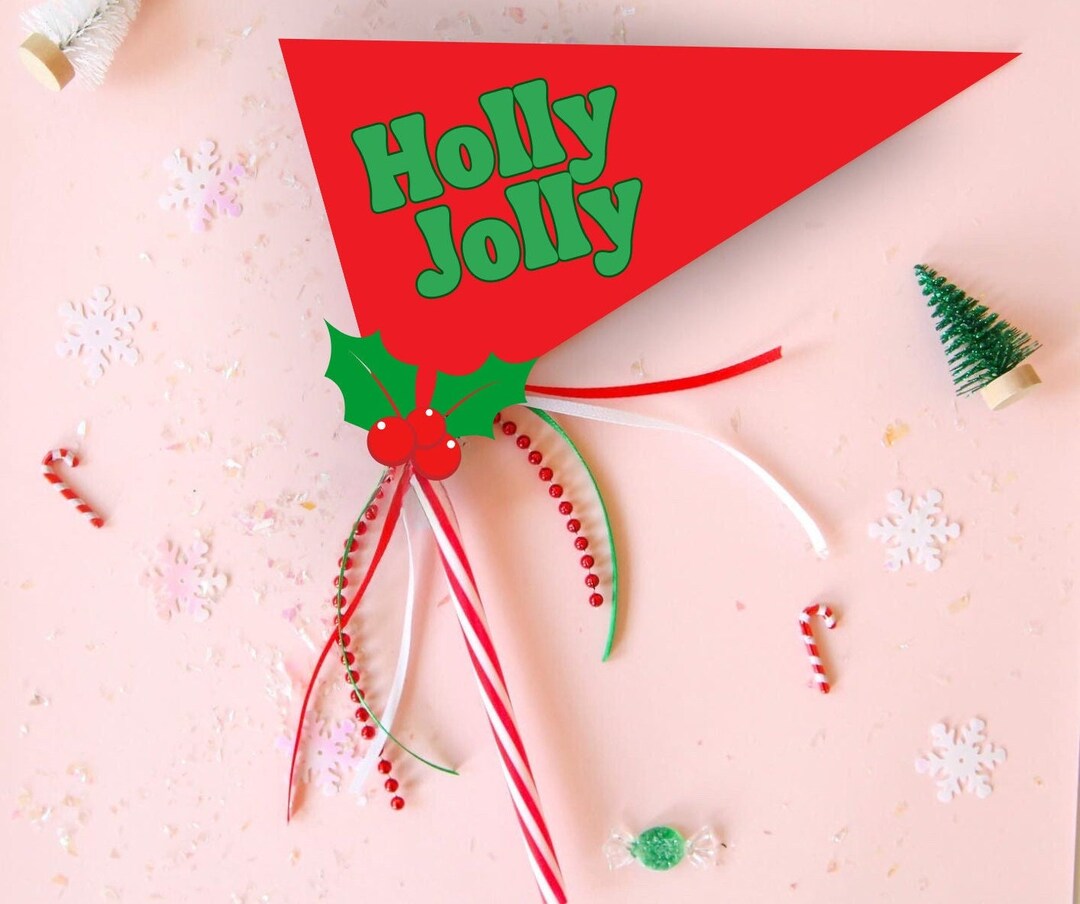 Printable Christmas Pennant Flag, Holiday Decor (digital Download) - Etsy