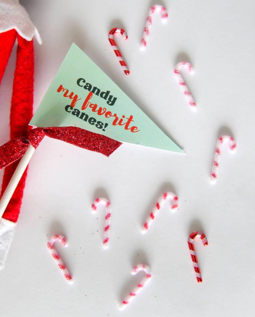 Printable Elf Flags, Easy Elf Ideas, Fun Elf Sayings, Elf Prop, Elf ...