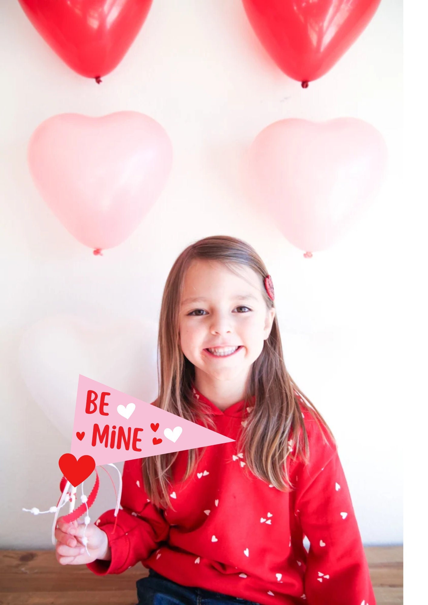 Printable Valentine Love Basket Pennant, Kids Decor (digital Download ...