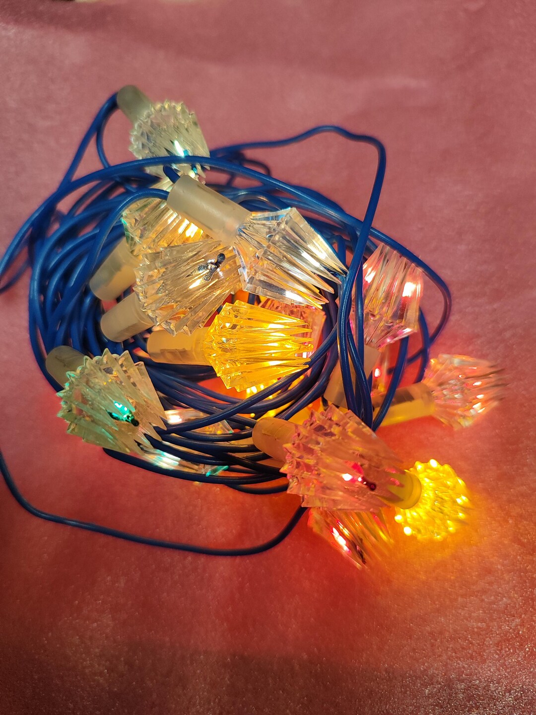 Vintage Soviet USSR Glass Lights Ornaments for Cristmas Tree. - Etsy