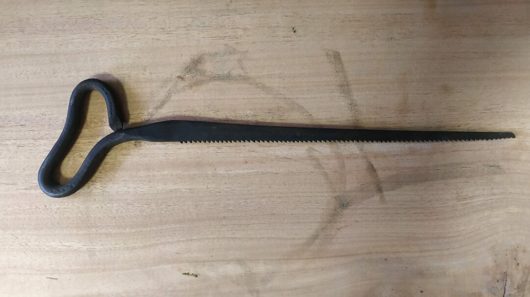 Vintage Hand Forged Rusty Saw. - Etsy