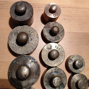Antique Bronze Trade Apothecary Weights. - Etsy