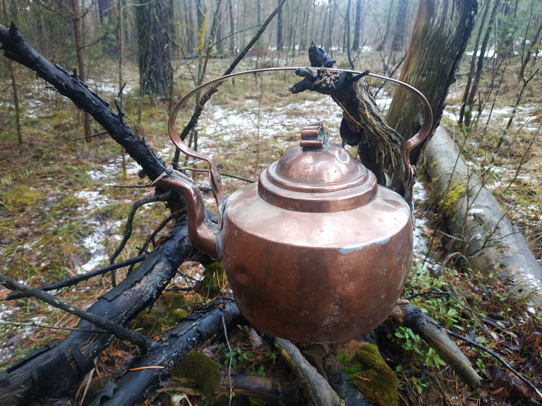Vintage Copper Teapot - Etsy