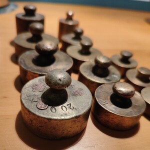 Antique Bronze Trade Apothecary Weights. - Etsy