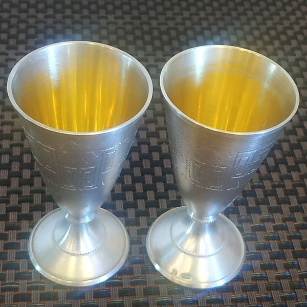 Silver Shot Glass - Etsy