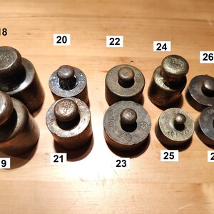 Antique Bronze Trade Apothecary Weights. - Etsy