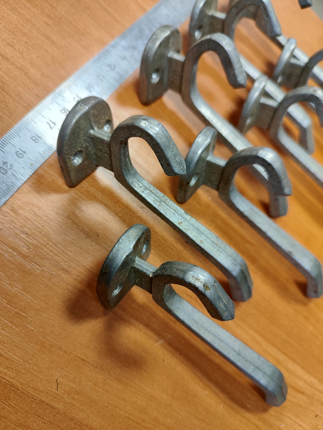 Vintage Soviet USSR Set of 8 Wall Hooks. - Etsy