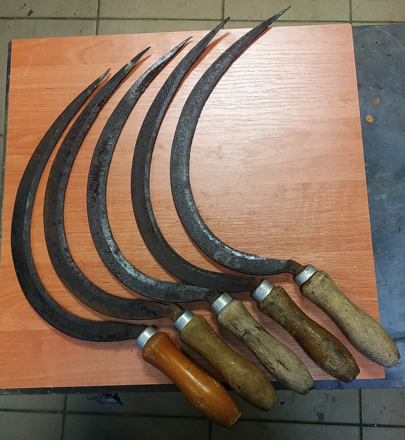 Vintage Primitive Hand Tool Sickle. - Etsy